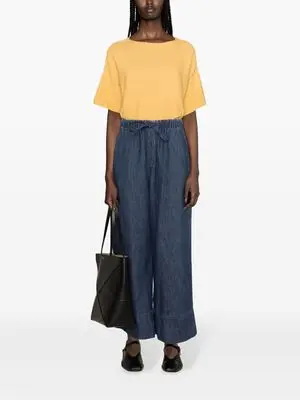 Fabiana Filippi Organic-cotton Sweater - Yellow