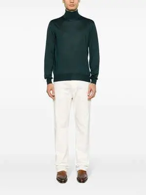 CRUCIANI Roll-neck Jumper - Green