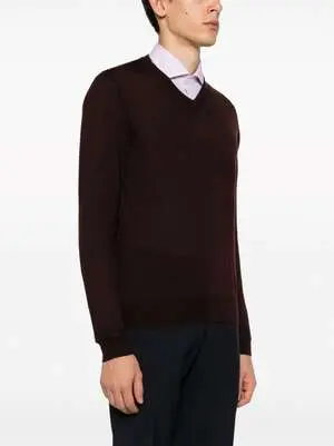 CRUCIANI Cashmere-blend Jumper - Brown