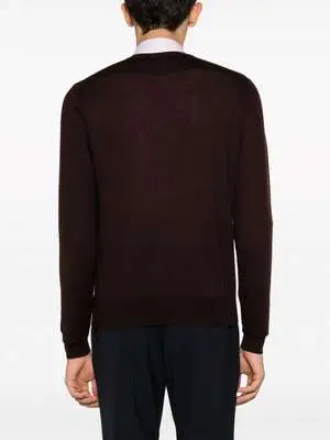CRUCIANI Cashmere-blend Jumper - Brown