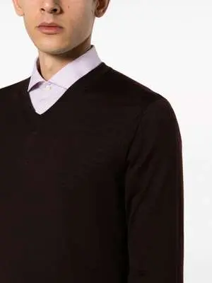 CRUCIANI Cashmere-blend Jumper - Brown