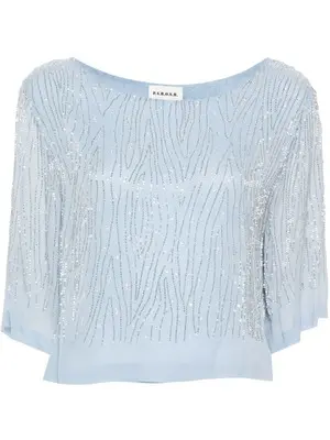 P.a.r.o.s.h Bead-embellished Blouse