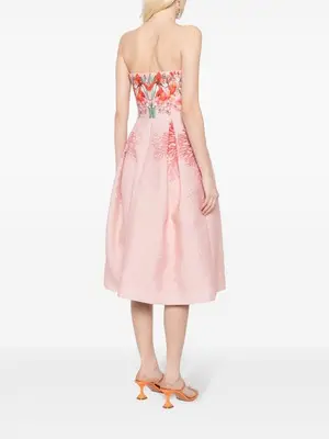 MARY KATRANTZOU Meadow Embroidered Midi Dress
