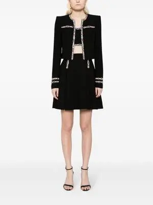 Zuhair Murad Crystal-embellished Cady Bra Top