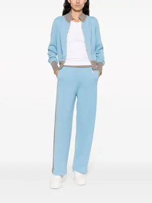 BARRIE Two-tone Cashmere Cardigan