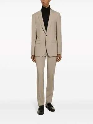 Dolce & Gabbana Tonal-striped Two-piece Suit