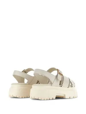Hogan 55mm Leather Sandals