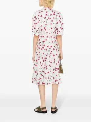 Marni Reverie-print Crepe Midi Dress