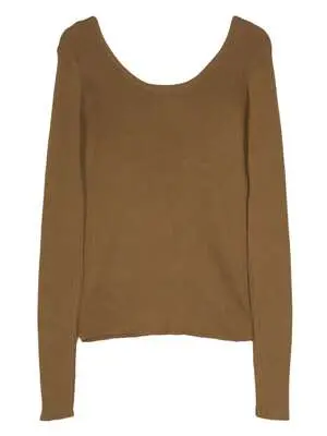 Aspesi V-neck Ribbed-knit Jumper