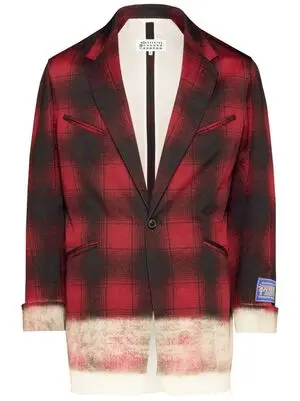 MAISON MARGIELA Pendleton Checked Blazer