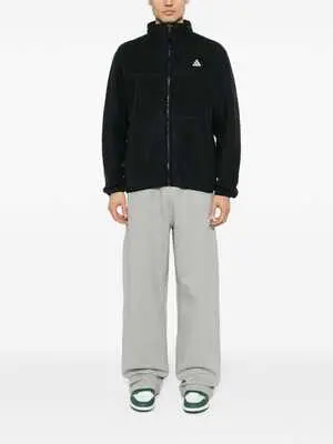 Nike Solo Swoosh Wide-leg Track Pants - Grey