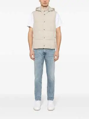Eleventy Mid-rise Tapered-leg Jeans