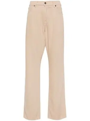 7 For All Mankind Tess High-rise Straight-leg Trousers