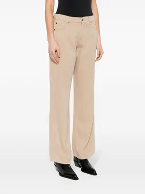 7 For All Mankind Tess High-rise Straight-leg Trousers