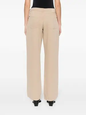 7 For All Mankind Tess High-rise Straight-leg Trousers