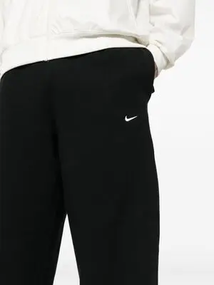 Nike Solo Swoosh Wide-leg Track Pants - Black