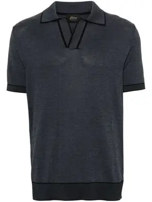 Brioni Contrasting-trim Polo Shirt