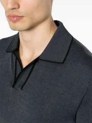 Brioni Contrasting-trim Polo Shirt