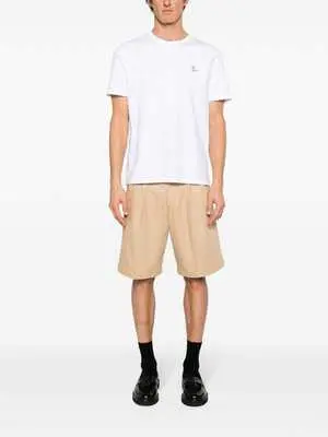 Maison Kitsuné Fox-patch Cotton T-shirt - White