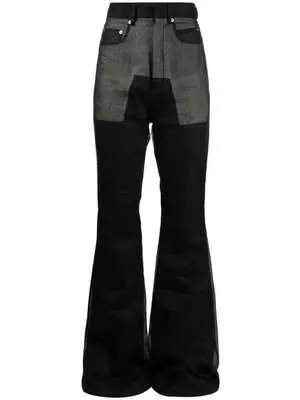 Rick Owens Bolan High-rise Bootcut Jeans