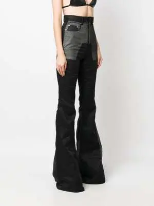 Rick Owens Bolan High-rise Bootcut Jeans
