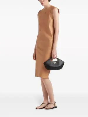 Prada Leather Shift Dress