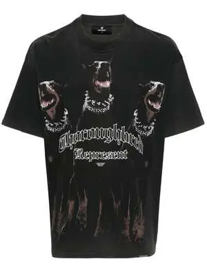 REPRESENT Thoroughbred Cotton T-shirt - Black