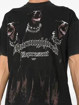 REPRESENT Thoroughbred Cotton T-shirt - Black
