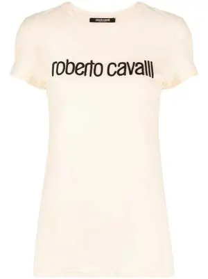 Roberto Cavalli Straight Hem T-shirts For Women