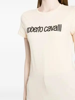 Roberto Cavalli Logo-embroidered T-shirt