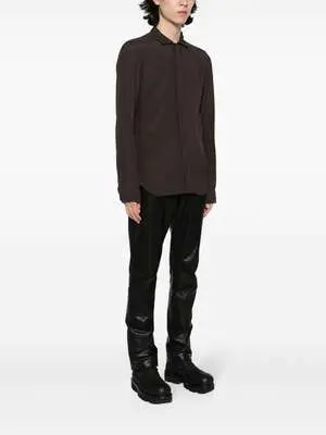 Rick Owens Plain Long-sleeve Shirt