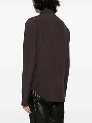 Rick Owens Plain Long-sleeve Shirt