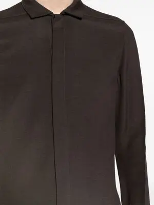 Rick Owens Plain Long-sleeve Shirt
