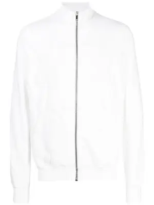 Rick Owens Logo-embossed Zip-front Cotton Jacket