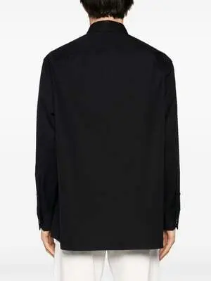Valentino Garavani Vlogo Canvas Shirt - Blue