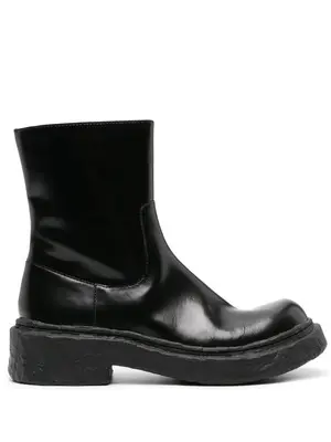 Camper Vámonos Leather Ankle Boots - Black