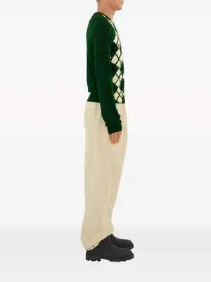 Burberry Crinkled Wide-leg Track Pants