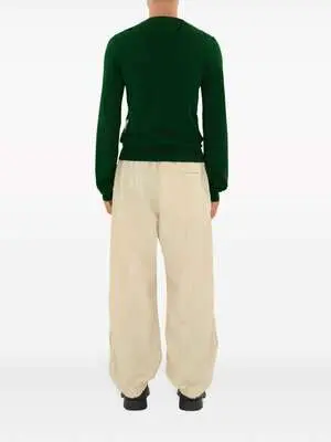 Burberry Crinkled Wide-leg Track Pants