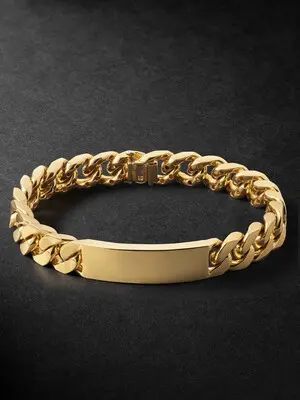 Shay 18-karat Cuban Link Chain Bracelet - Gold