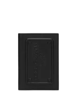 Dolce & Gabbana Logo-embossed Leather Wallet - Black
