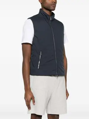 MOORER Senio Padded Gilet - Blue