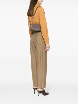 Michael Kors Logo-print Crossbody Bag - Brown