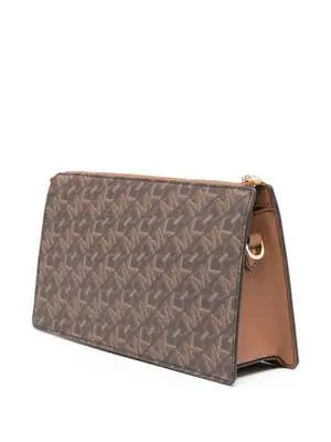 Michael Kors Logo-print Crossbody Bag - Brown