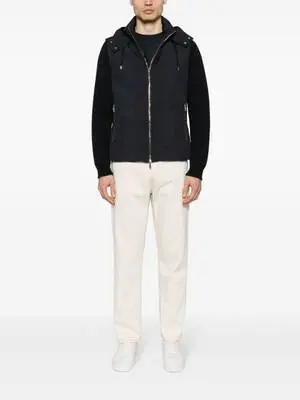 MOORER Hooded Zip Jacket