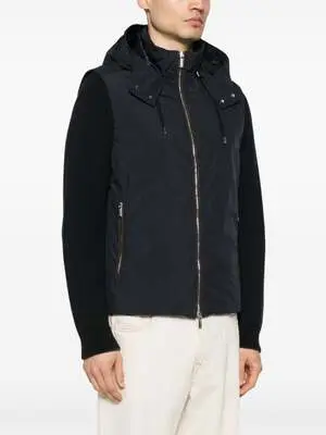 MOORER Hooded Zip Jacket