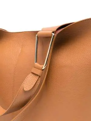 COCCINELLE Hardware-detail Leather Tote Bag