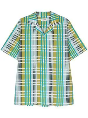 LANVIN Checked Cotton Shirt