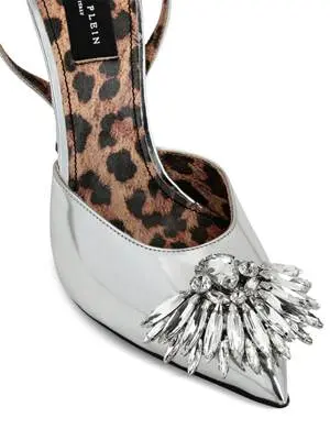 Philipp Plein 100mm Crystal-embellished Pumps