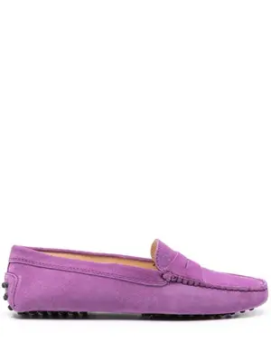 TOD'S Suede Penny Loafers