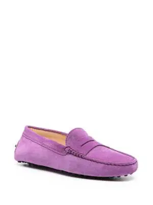 TOD'S Suede Penny Loafers